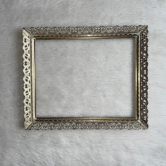 Vintage | Accents | Vintage Ornate Gold Metal Frame | Poshmark